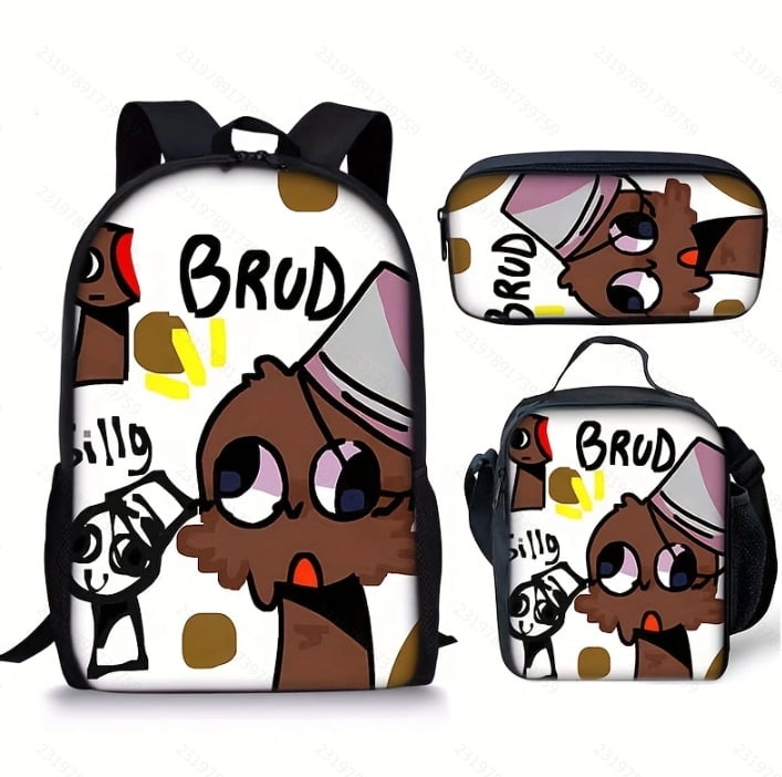 Rhythm box sprunki peripheral backpack cartoon large capacity starry ...