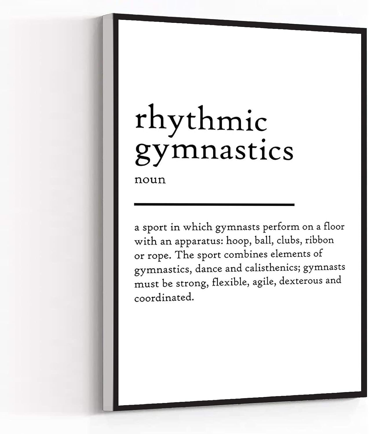 Rhythmic Gymnastics Definition Print,Rhythmic Gymnastics Definition ...