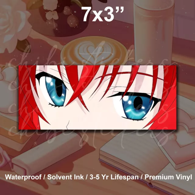 Rias Gremory Red Hair Highschool Dxd Anime Sticker Vinyl Sticker ...
