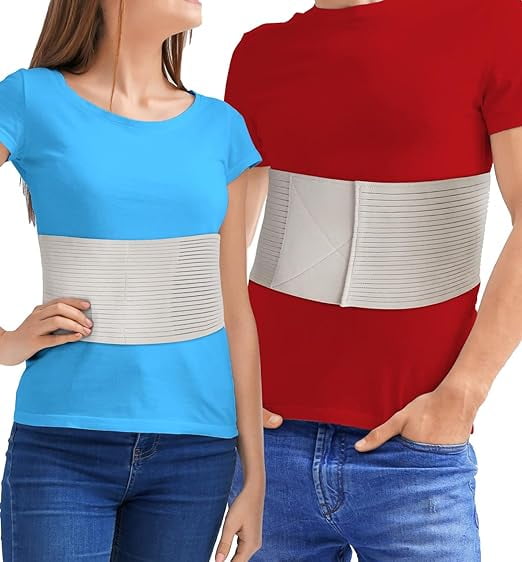 Rib Brace Chest Binder – Beige Rib Belt to Reduce Rib Cage Pain. Chest ...