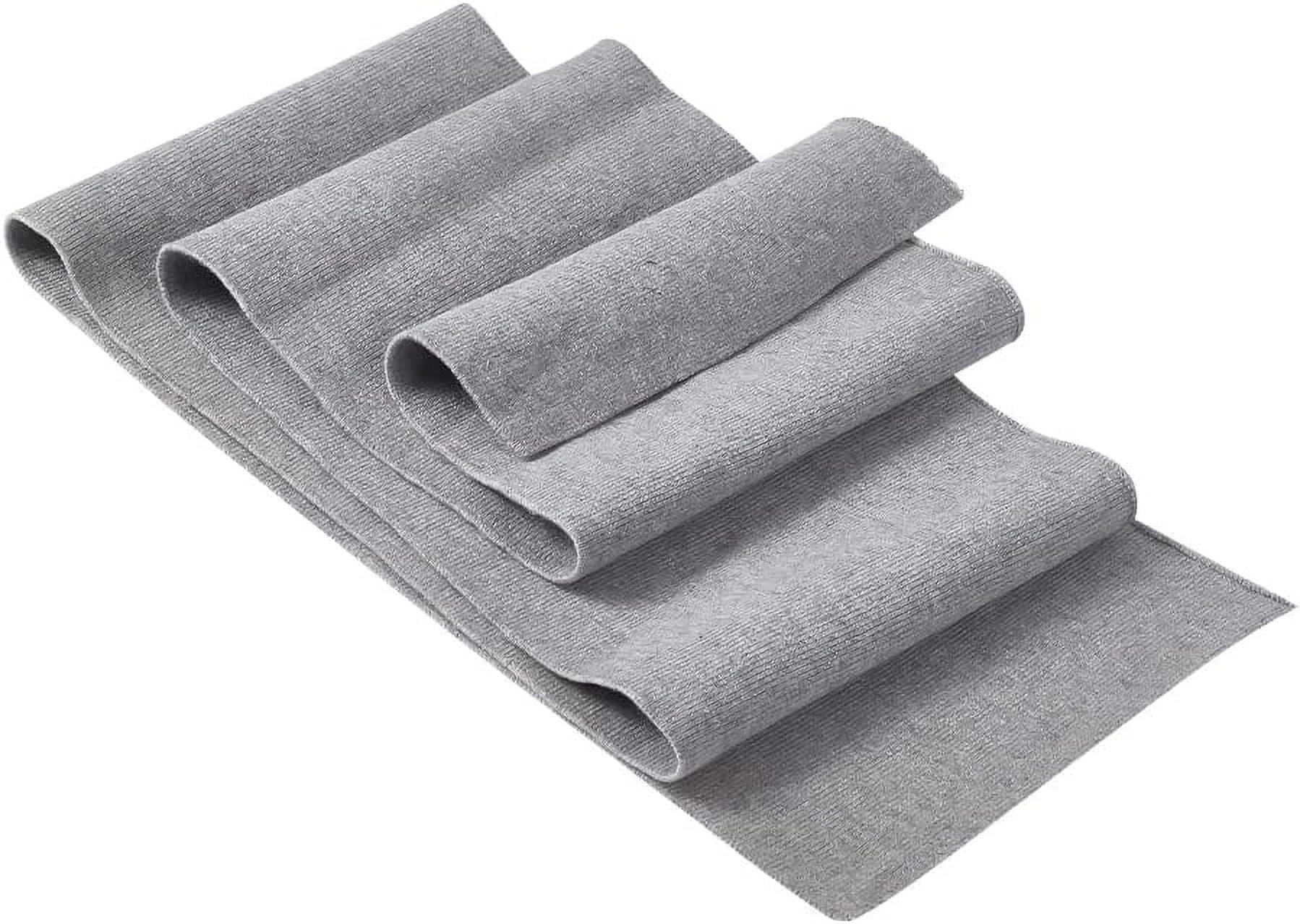 Rib Cuff Fabric 39x6inch Stretch Fine Ribbing Knit Fabric Gray Elastic ...