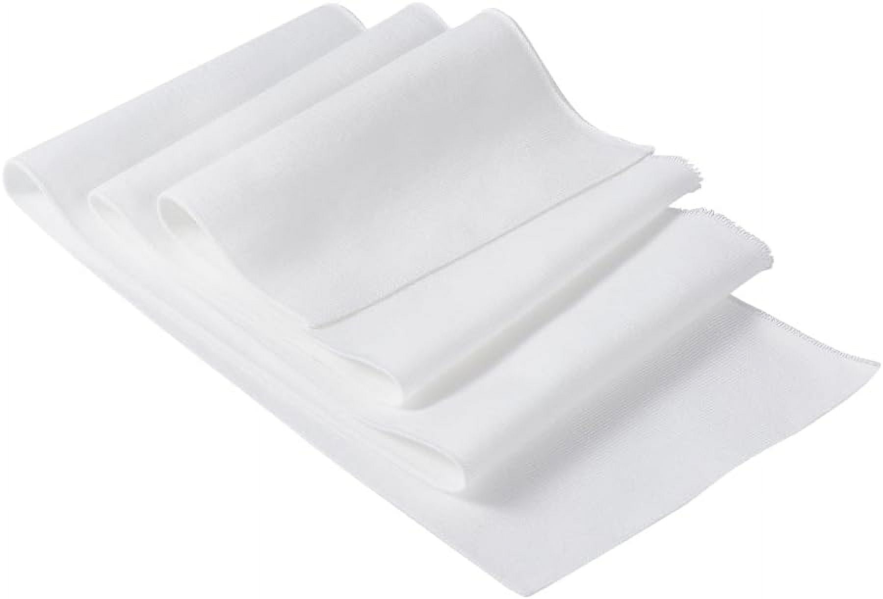 Rib Cuff Fabric 39x6inch Stretch Fine Ribbing Knit Fabric White Elastic ...