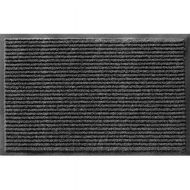 Realspace® Tough Rib Floor Mat, 3' x 5', Charcoal - Walmart.com