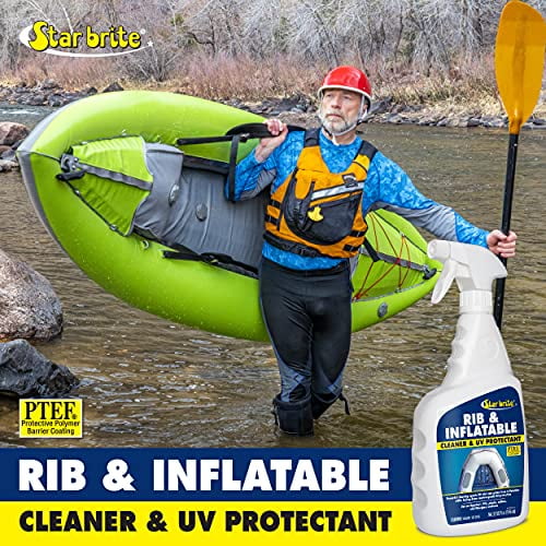 Rib & Inflatable Boat Cleaner & UV Protectant Spray - Lift Dirt, Grime ...