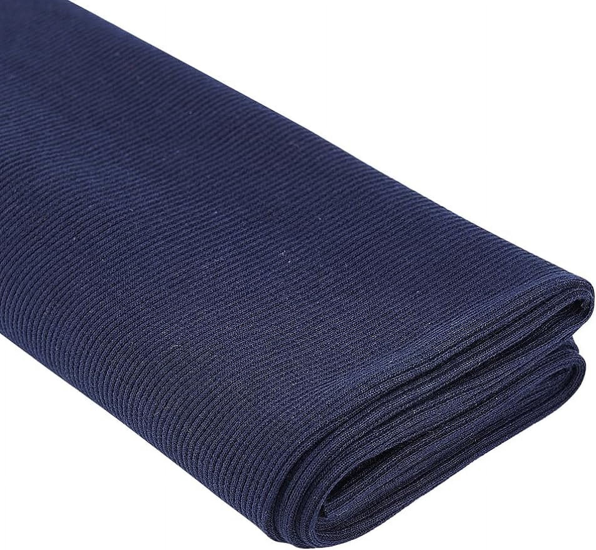 Rib Knit Fabric Knitted Rib Stretch Tape Cotton Fabric - Walmart.com