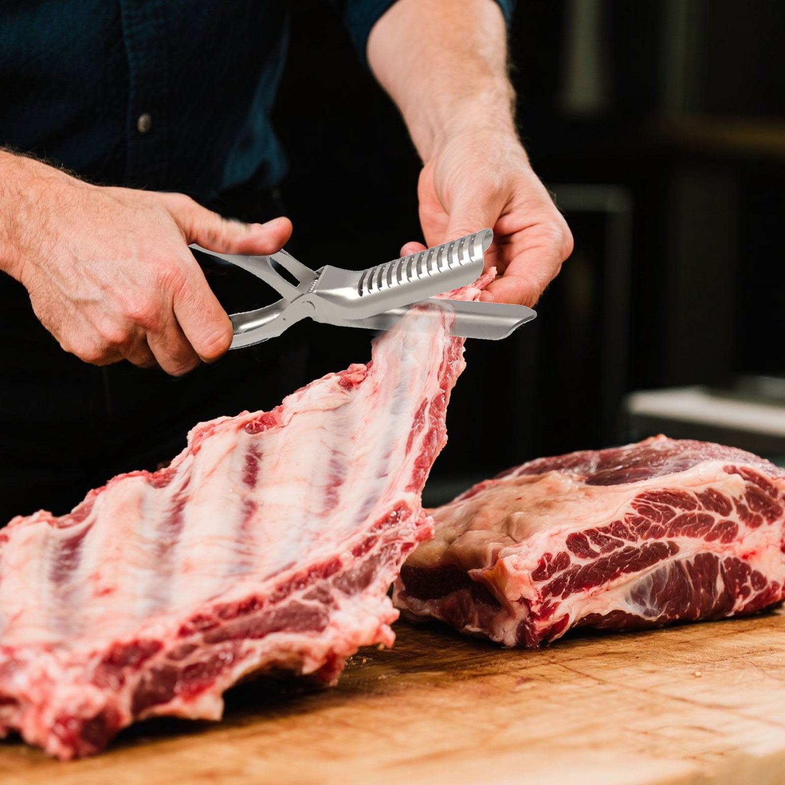 Rib Membrane Remover Stainless Steel Tool Kit The Rib Prep Tool For BBQ ...