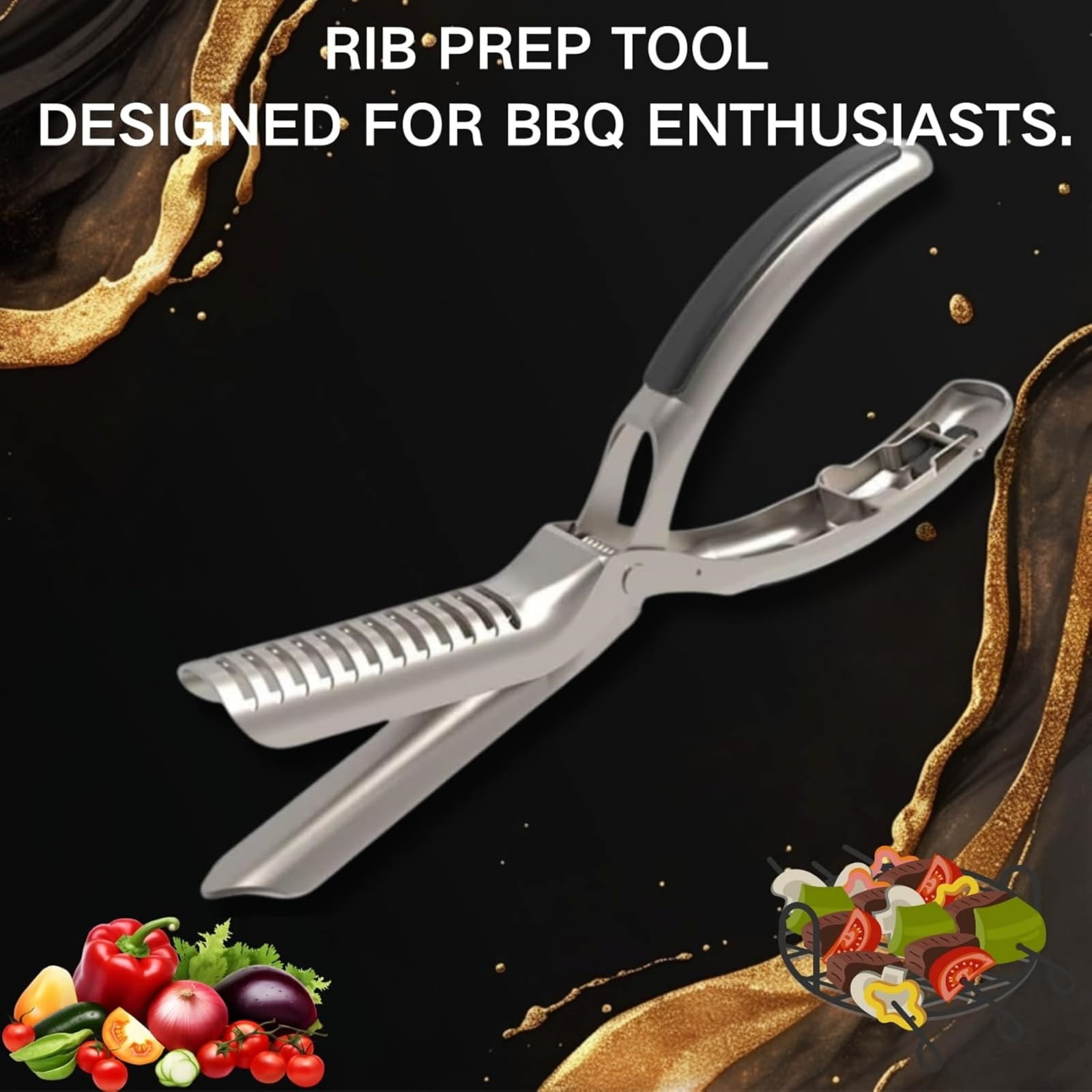 Rib Membrane Remover Stainless Steel Tool Kit - The Ultimate Rib Prep ...