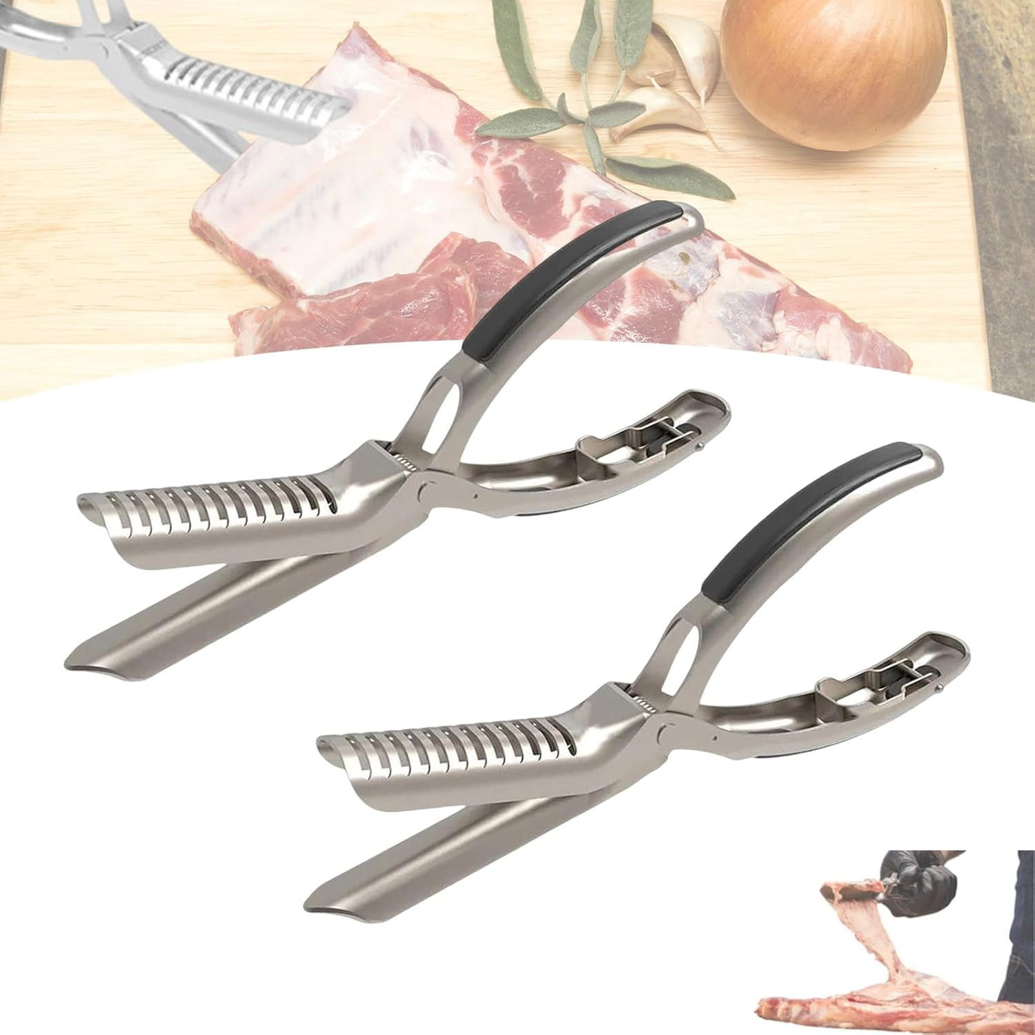 Rib Membrane Remover Tool, BBQ Rib Skinner, The Ultimate Rib Prep Tool ...