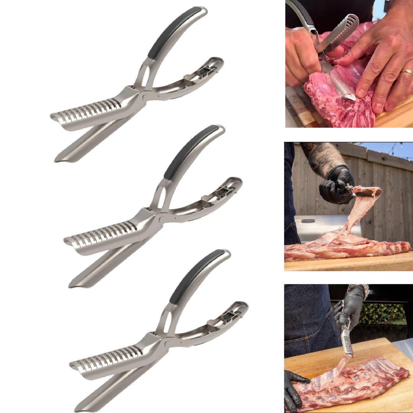 Rib Membrane Remover Tool, Rib Prep Pro Tool, Ergonomic Design, BBQ Rib ...