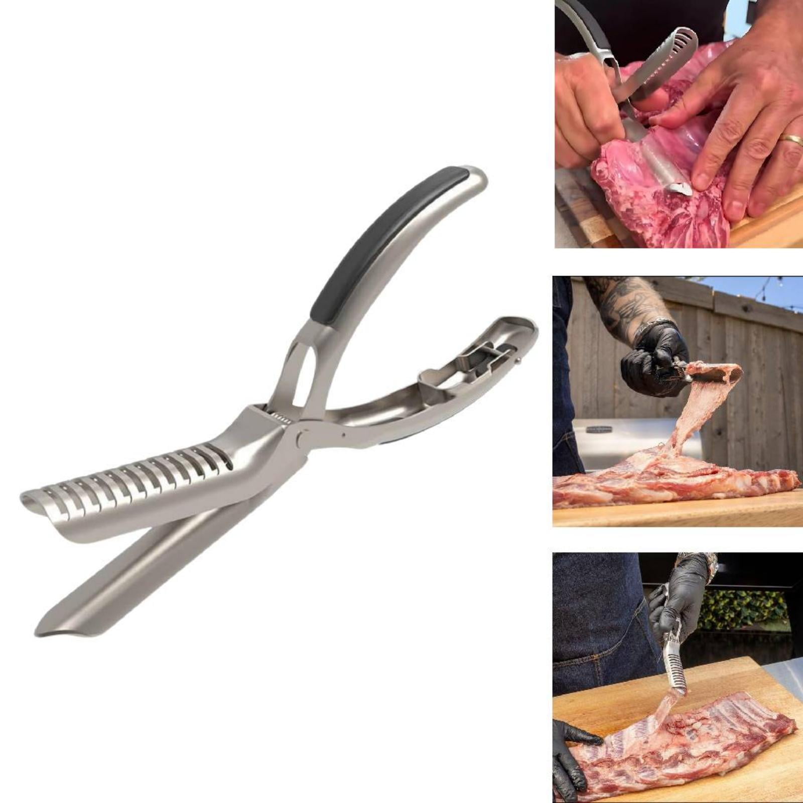 Rib Membrane Remover Tool, Rib Prep Tool, BBQ Rib Skinner, for Bar-B-Q ...