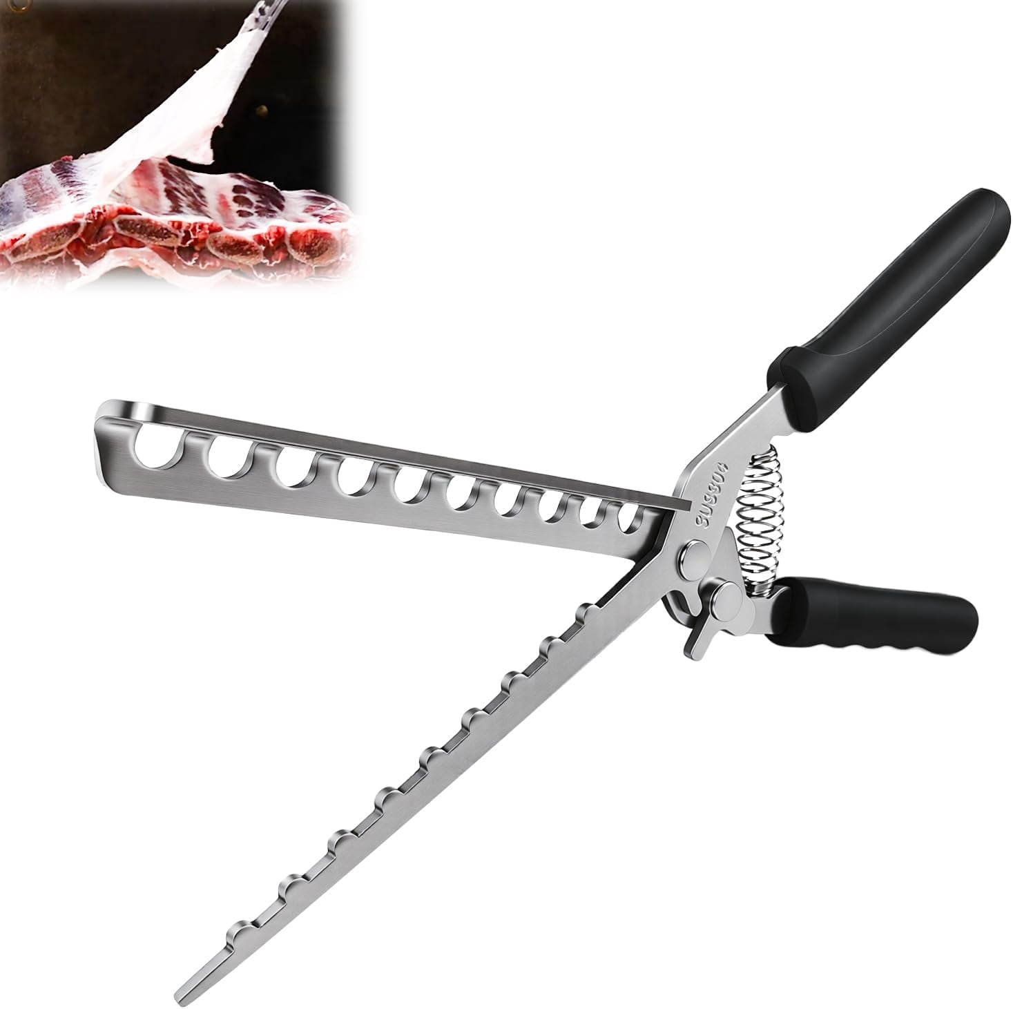 Rib Membrane Remover Tool, Upgraded Stainless Sparerib Membrane Clip ...