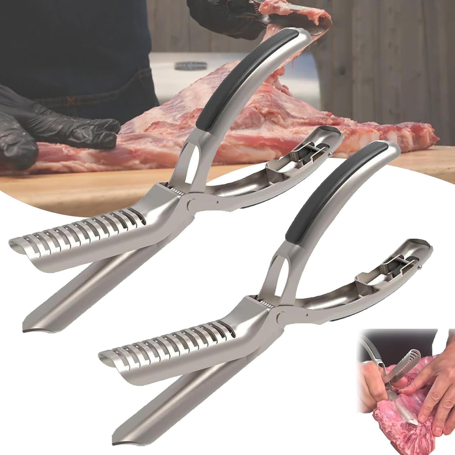 Rib Prep Pro, Rib Membrane Removal Tool, Stainless Steel Rib Membrane ...