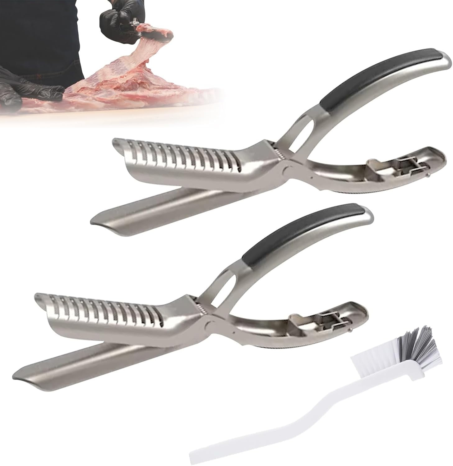 Rib Prep Pro, Rib Membrane Remover Stainless Steel Accessory Kit ...