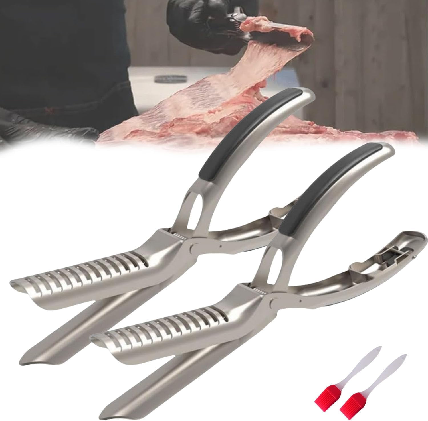 Rib Prep Pro, Rib Membrane Remover Tool, BBQ Rib Skinner Membrane ...