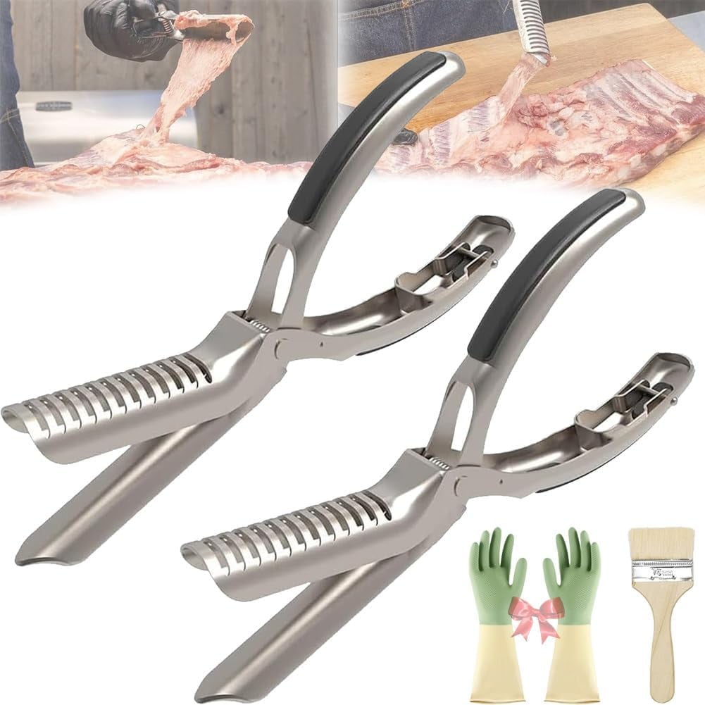 Rib Prep Pro, Rib Prep Tool Membrane Remover, BBQ Ribs Skinner Premium ...