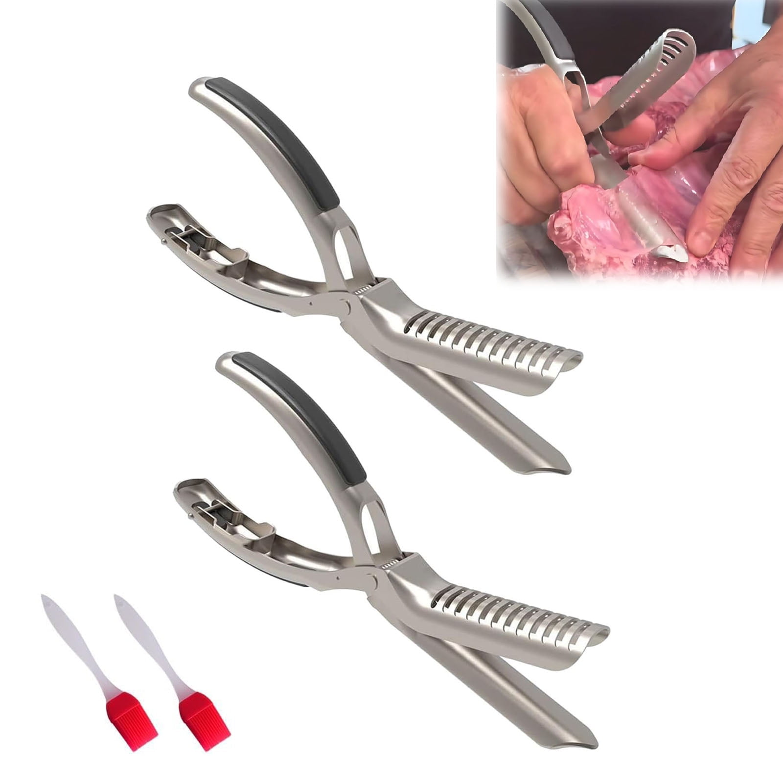 Rib Prep Pro,Stainless Steel Rib Membrane Remove Tool,Rib Membrane ...