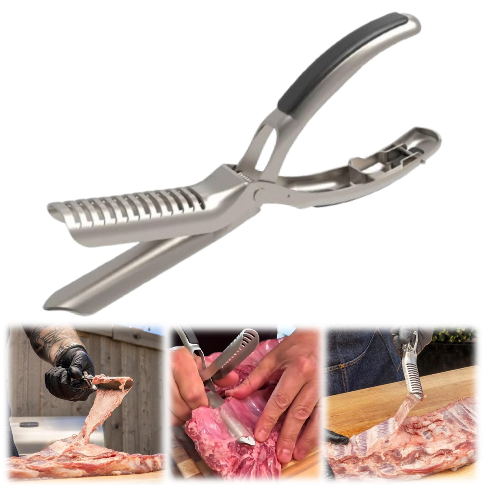 Rib Prep Pro Stainless Steel Rib Membrane Remover Tool – Ergonomic BBQ ...