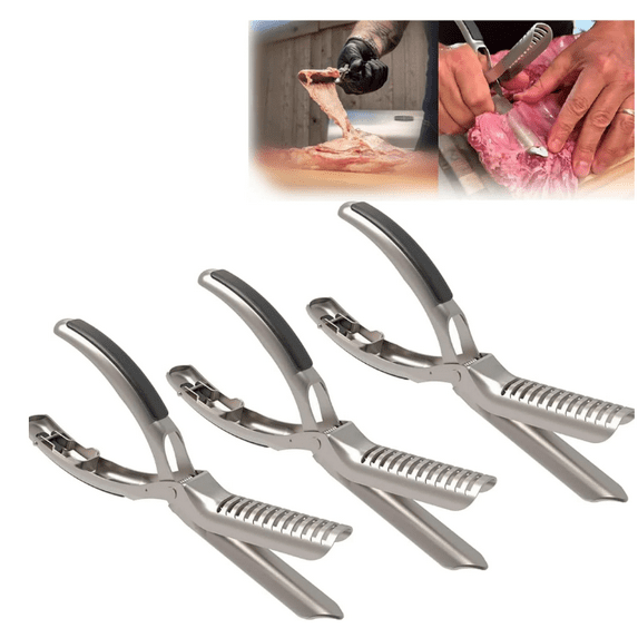 Rib Prep Tool Membrane Remover Stainless Steel Pit Boss Pro BBQ Rib ...