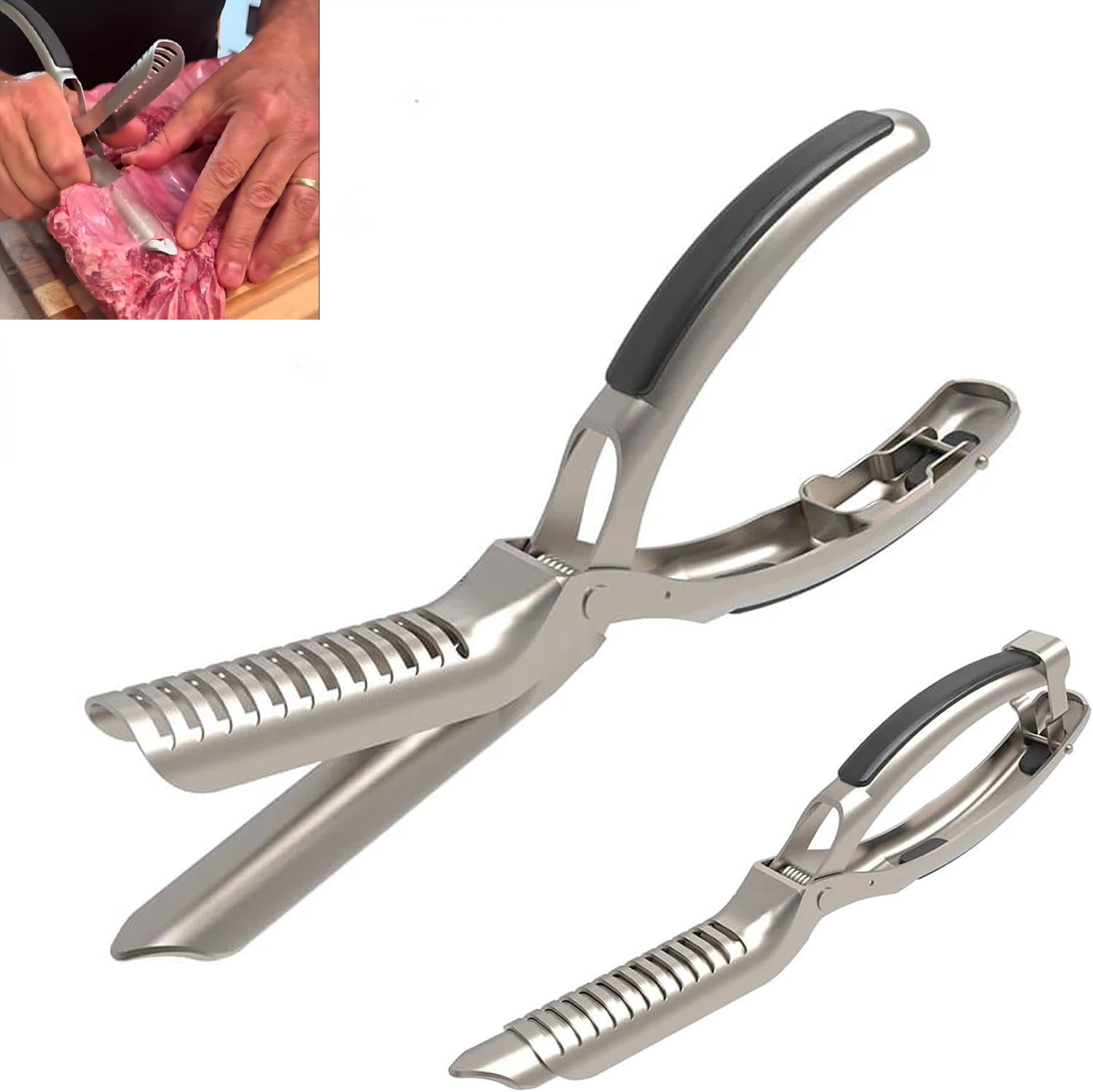 Rib Prep Tool, Pro Series Rib Membrane Remover Stainless Steel Tool Kit ...