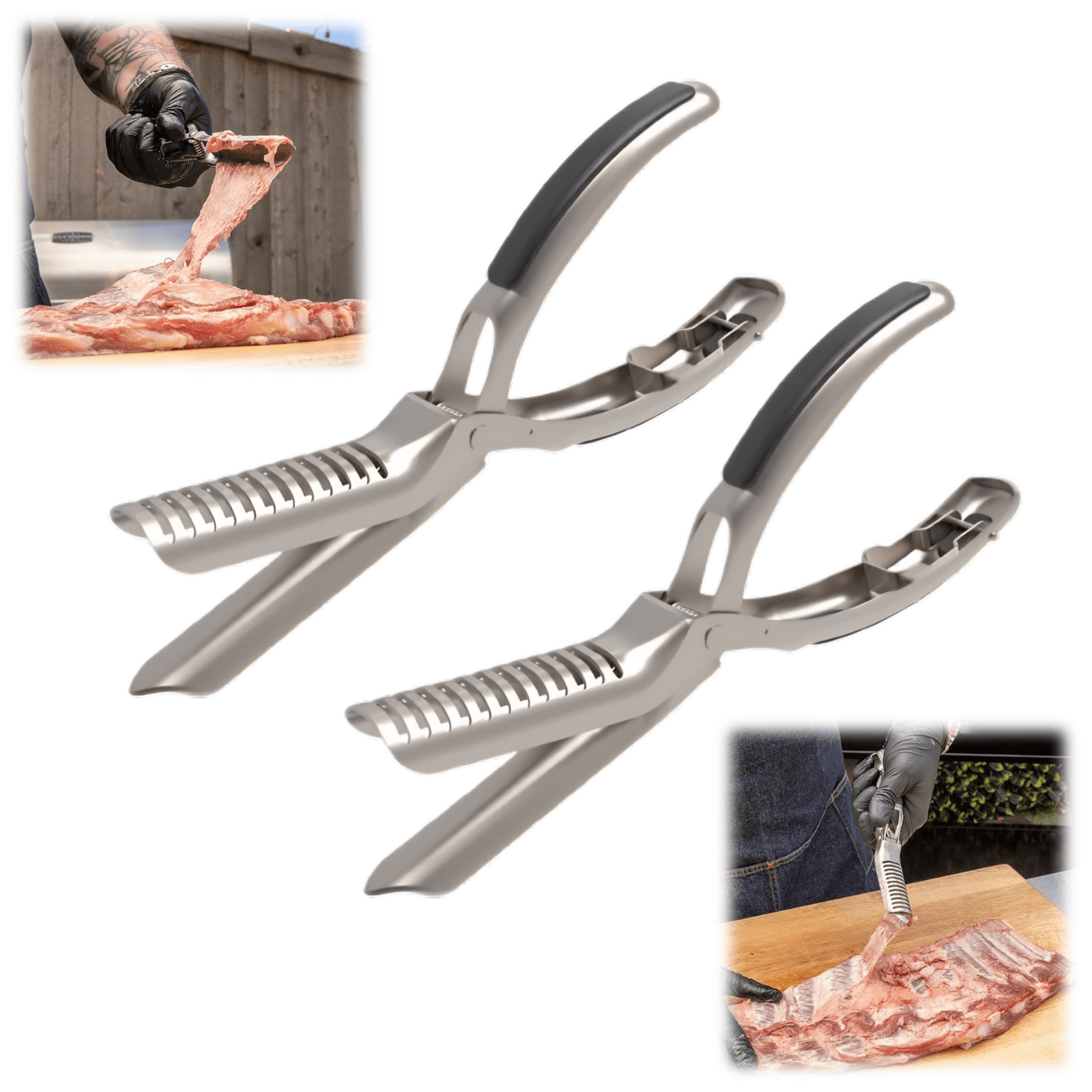 Rib Skinner Tool Rib Membrane Remover Stainless Steel Rib Prep Tool Kit ...
