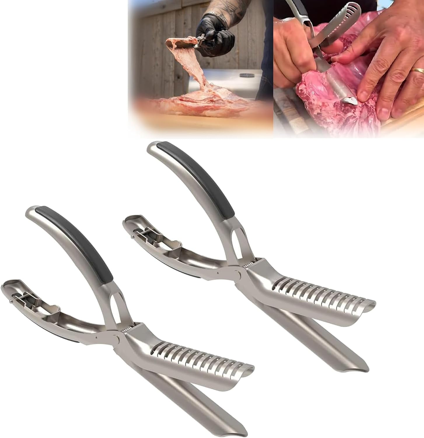 Rib Prep Tool, Pro Series Rib Membrane Remover Stainless Steel Tool Kit ...