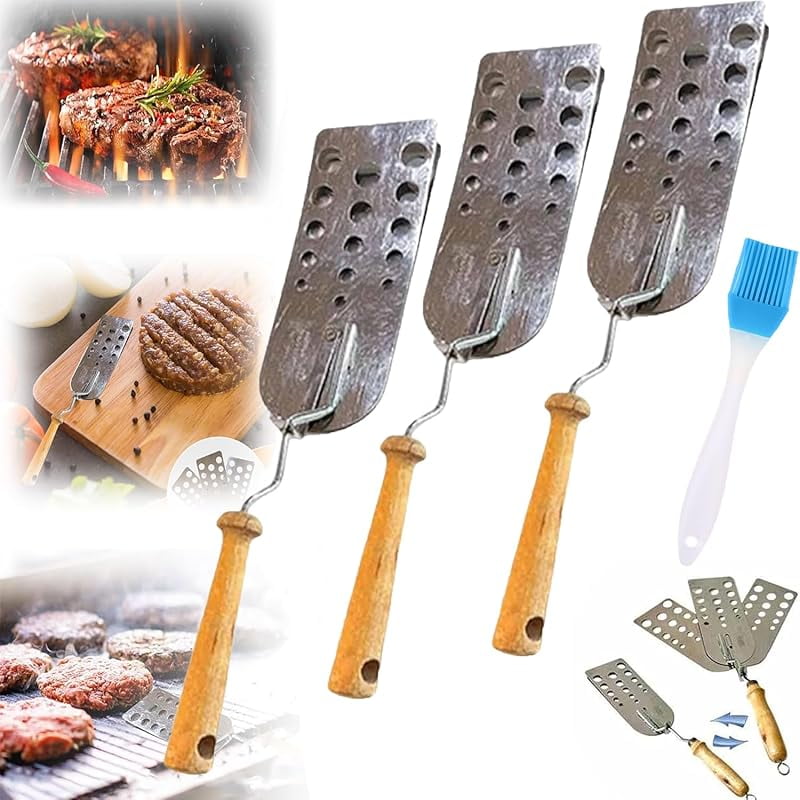 Rib Prep Tool, Rib Membrane Remover Stainless Steel Tool Kit, BBQ Rib ...