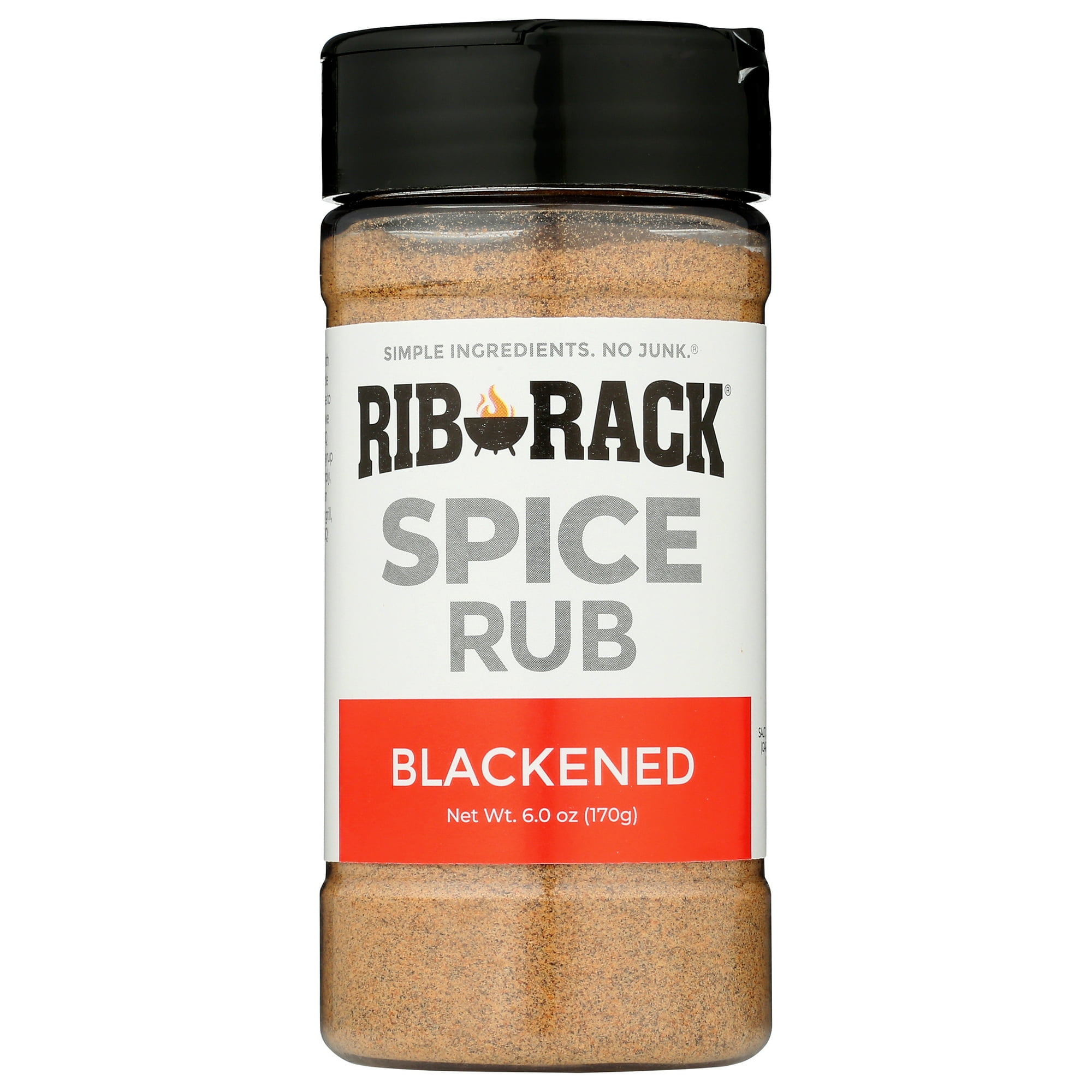 Rib Rack Blackened Spice Rub 6 oz (Pack Of 6) - Walmart.com
