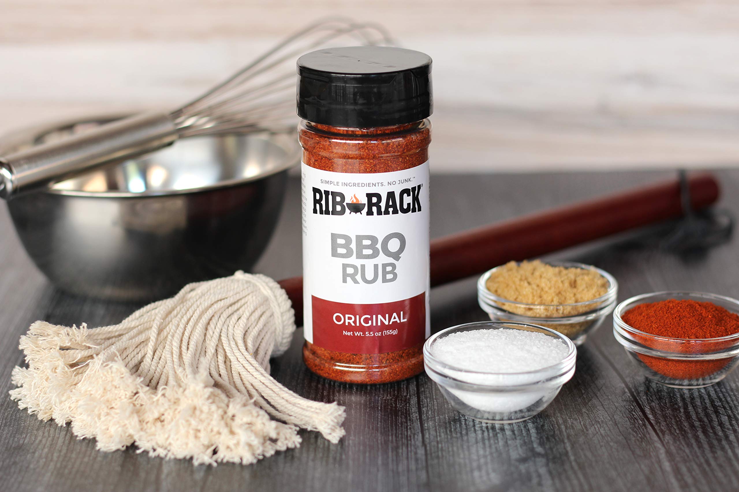 Rib Rack Dry SCH4 Spice Rub - Original, 5.5 oz. - Meat Seasoning for ...