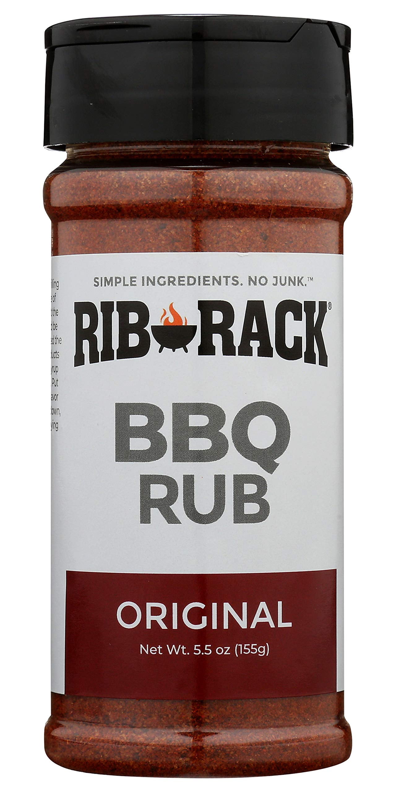 Rib Rack Dry Spice Rub HYZ01 - Original, 5.5 oz. - Meat Seasoning for BBQ, Grill, Smoker - All ...
