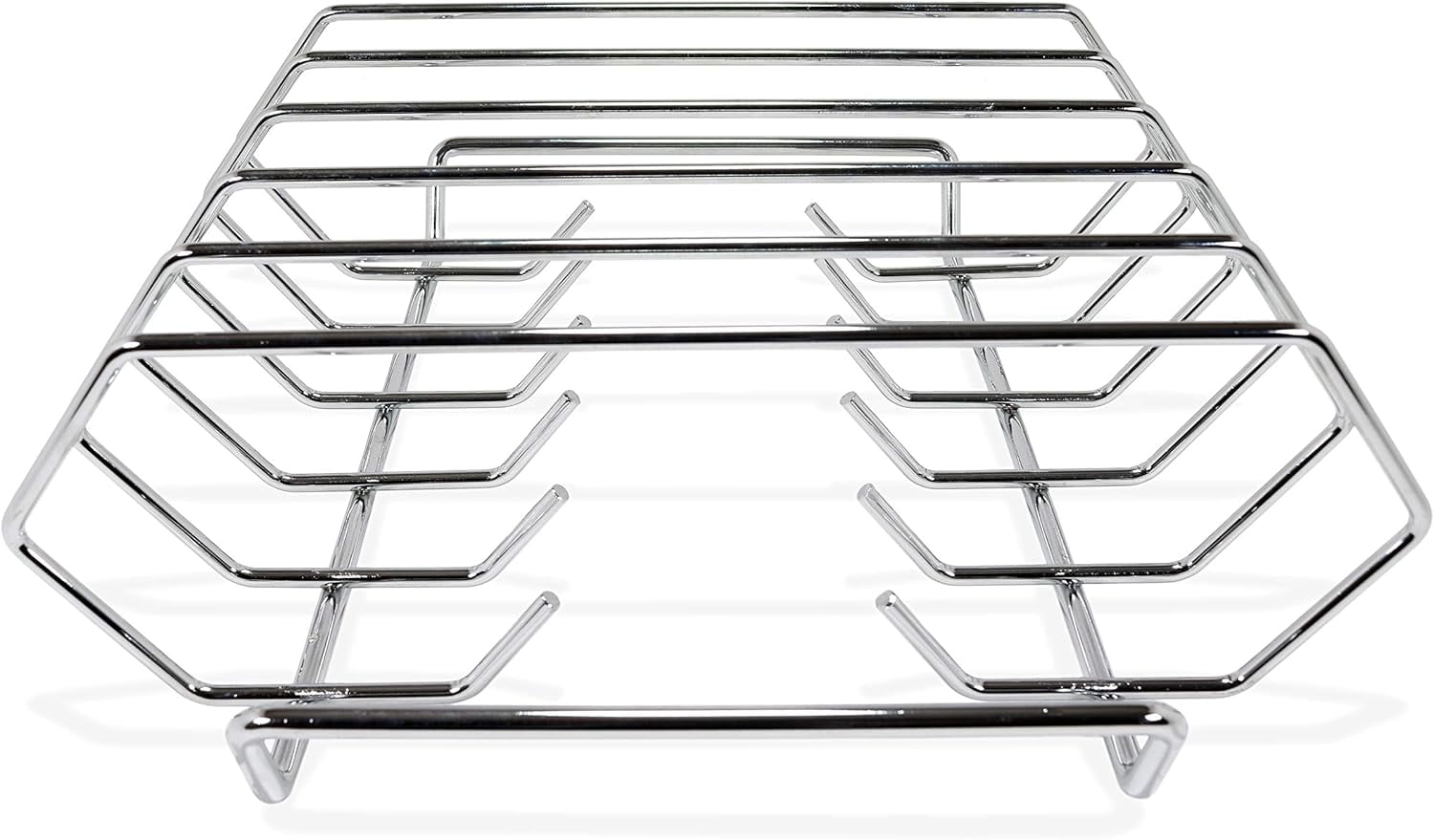 Rib Rack for Grilling- Vertical Holds 5 Full Slabs - 14" Wide - Fits ...