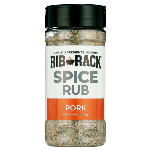 Rib Rack Pork Spice Rub 4.5 oz, Southwestern cumin and chipotle flavor ...