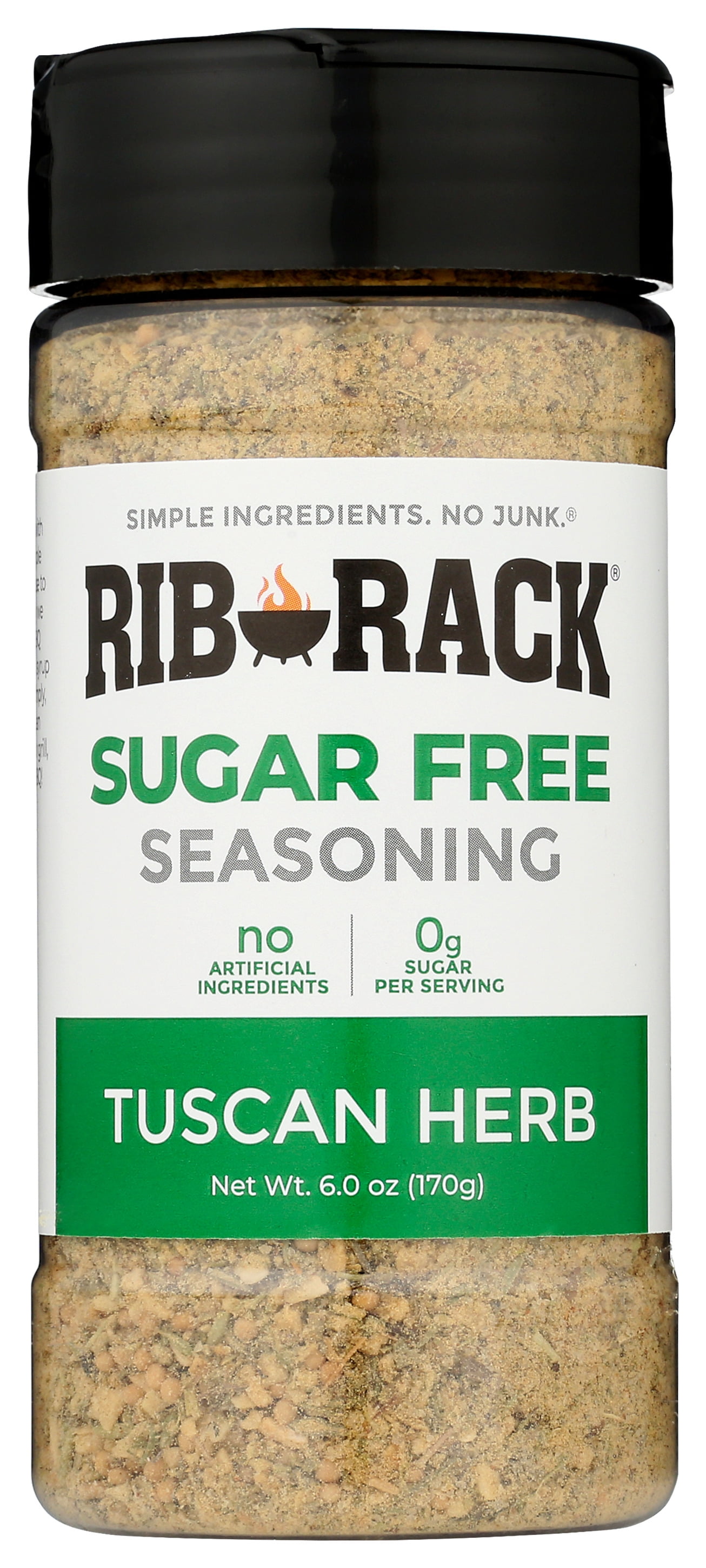 Rib Rack Tuscan Herb Sugar Free Seasoning, 6 oz - Walmart.com