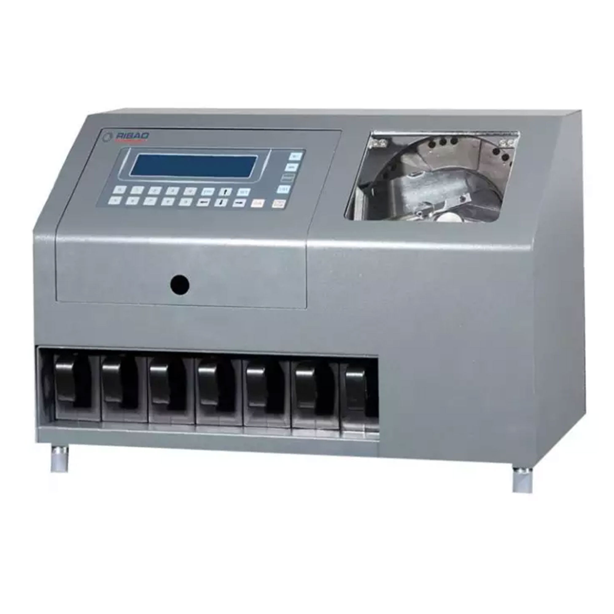 Ribao Technology CS-610S+PRO 7-Pocket Heavy Duty Coin Counter and ...