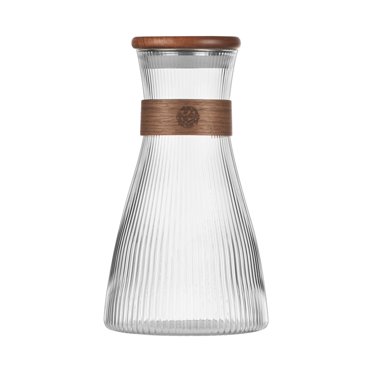 DOMELAY Glass Pitcher Water Carafe with Lid with Handle Easy to Clean ...