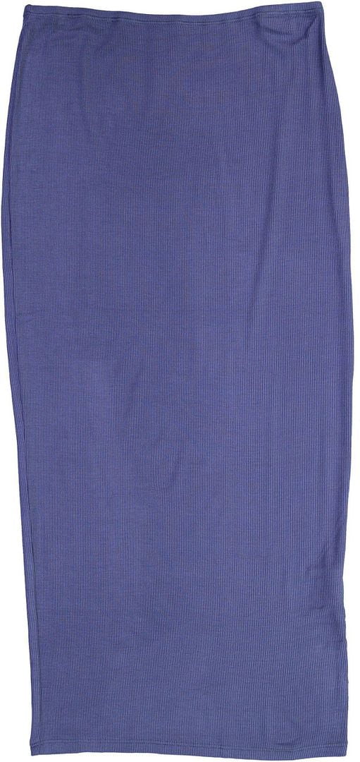Ribbed Midi Skirt For Women By BGDK- Bodycon Pencil Skirt With Elastic ...