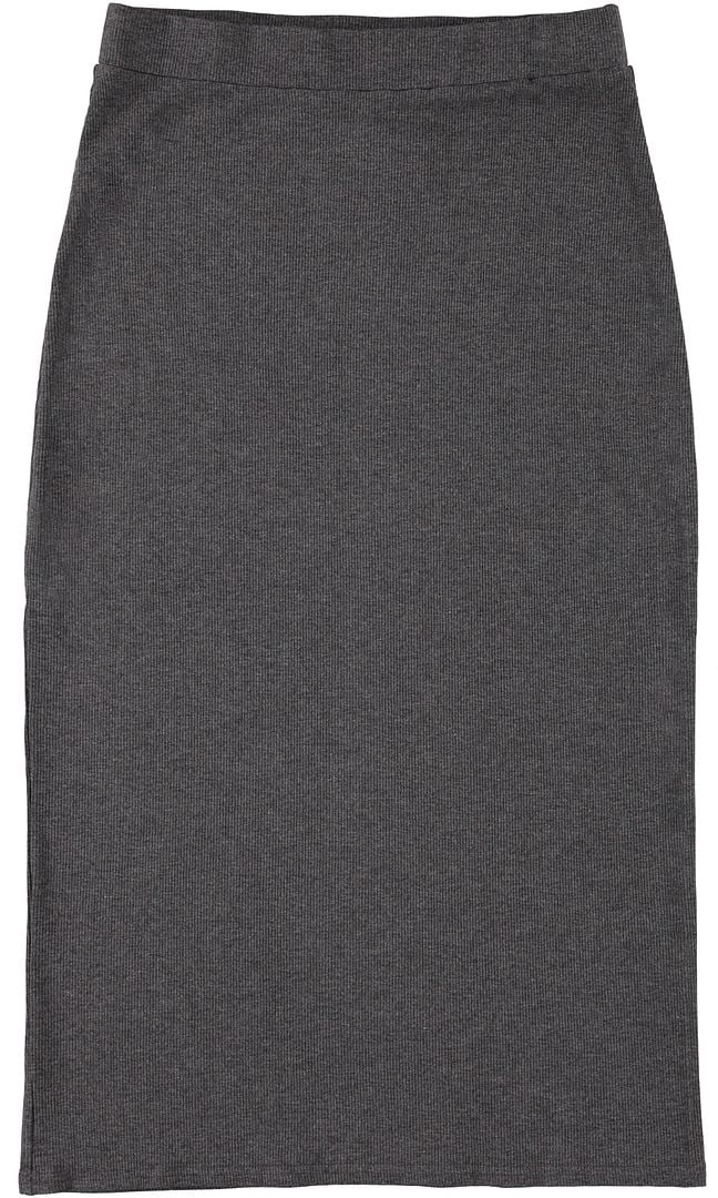 Ribbed Midi Skirt For Women By BGDK- Bodycon Pencil Skirt With Elastic ...