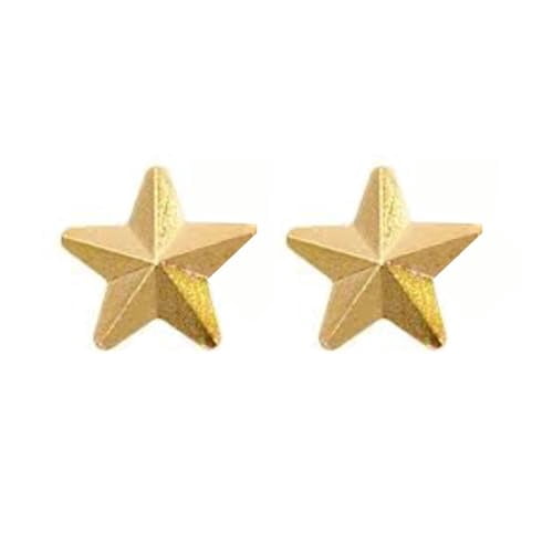 Ribbon Attachment, 1/8" Miniature Gold Star, No Prong, 2 Pieces ...