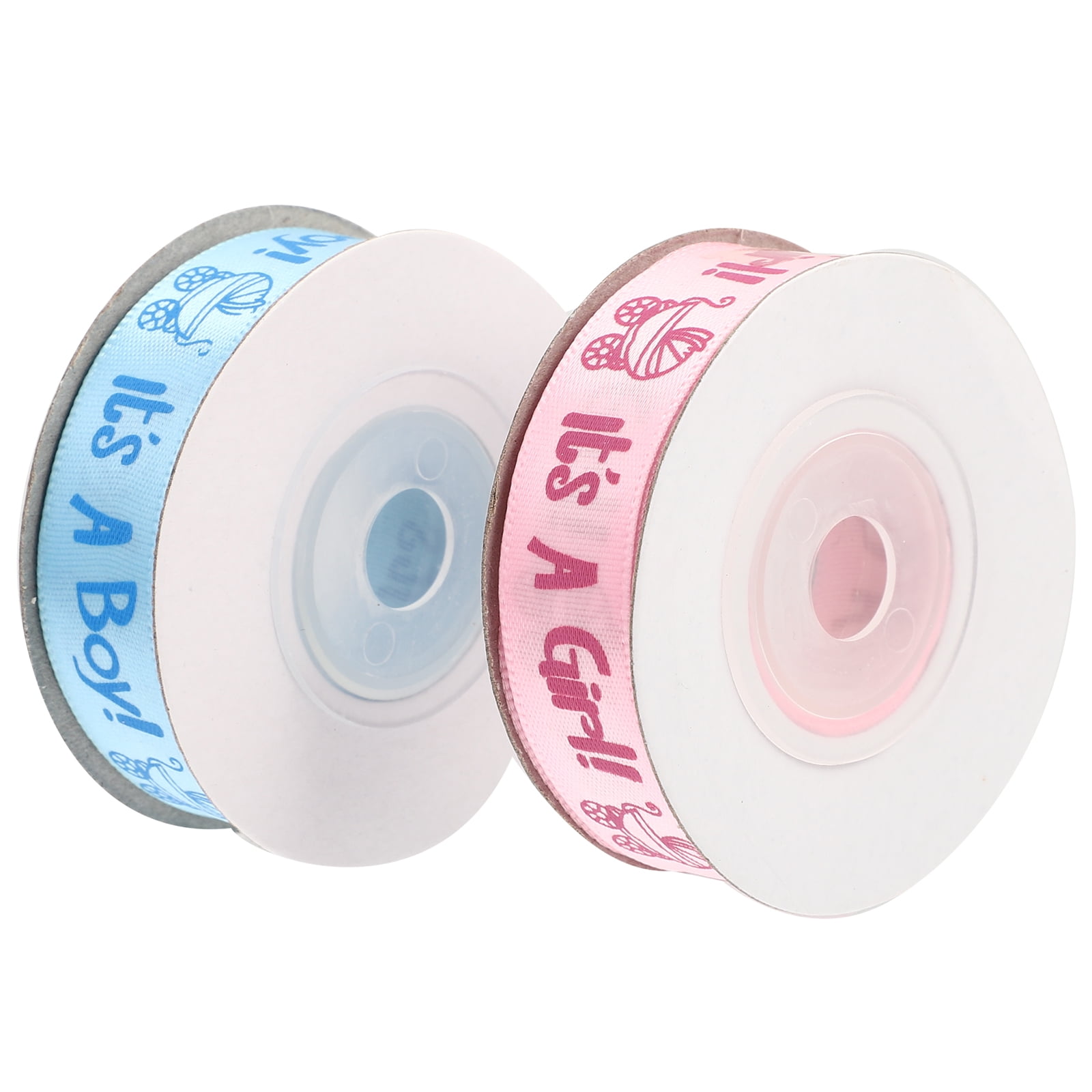 Ribbon Baby Bow Its A Shower Gift Diy Hair Ribbons Wrapping Boy Satin ...