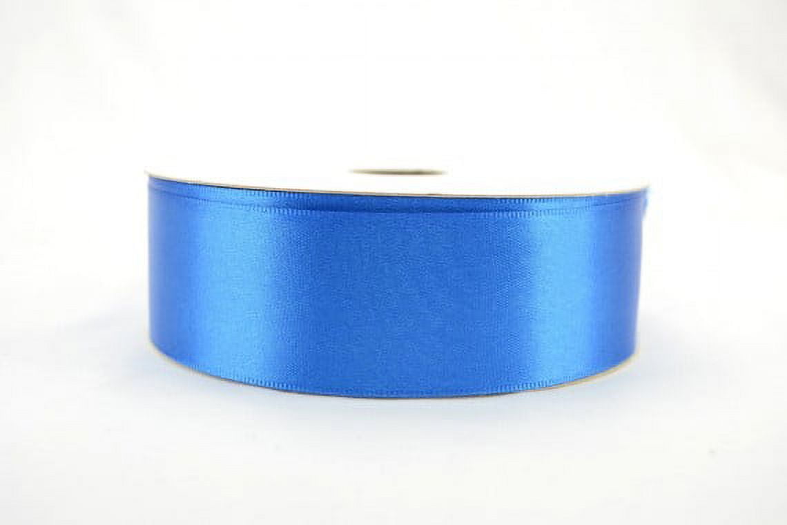 Ribbon Bazaar Brazilian Double Faced Satin 1-1/2 inch (38 mm) Royal ...