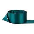 Ribbon Bazaar Double Faced Satin 3/8 inch Teal 50 yards 100% Polyester ...