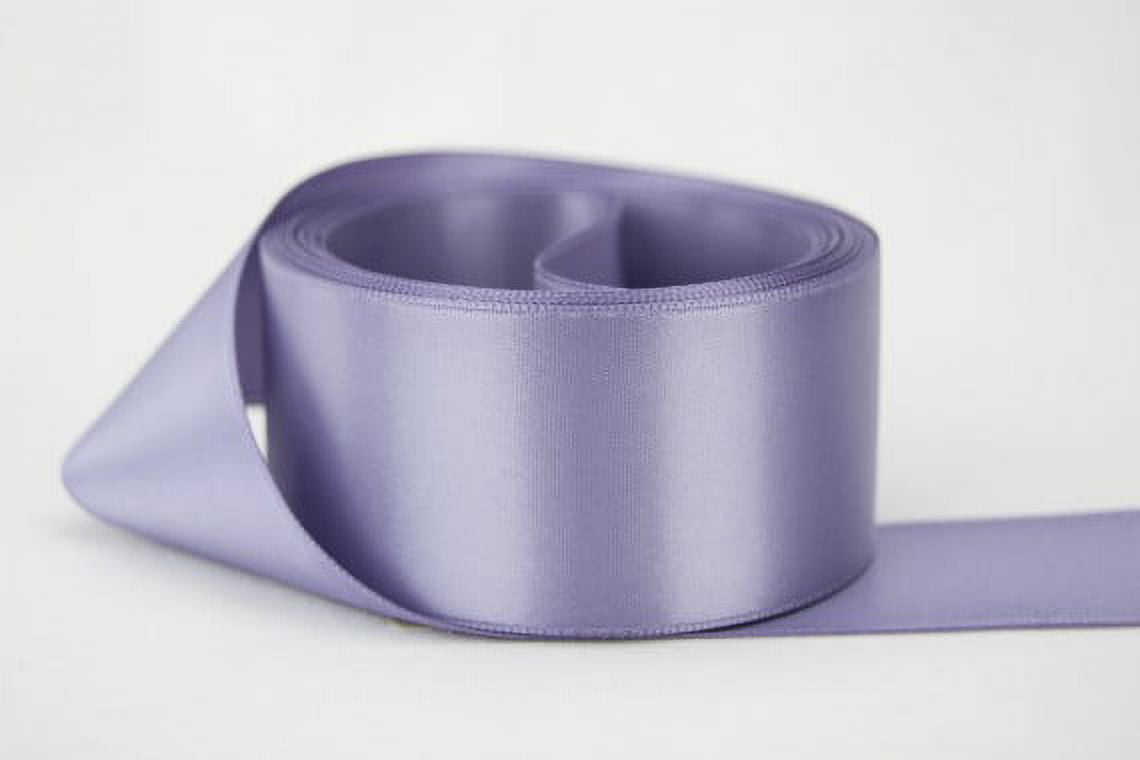 Ribbon Bazaar Double Faced Satin 5/8 inch Thistle 50 yards 100% ...