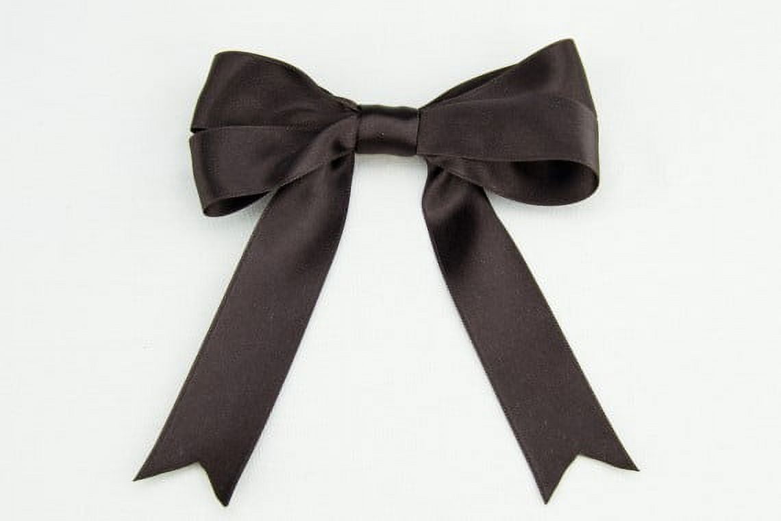 Ribbon Bazaar Luxious Satin 1 inch Espresso 25 yards 100% Polyester ...