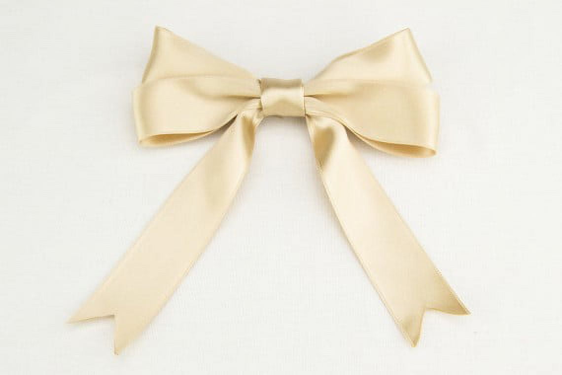 Ribbon Bazaar Luxious Satin 2-3/4 inch Sand 25 yards 100% Polyester ...