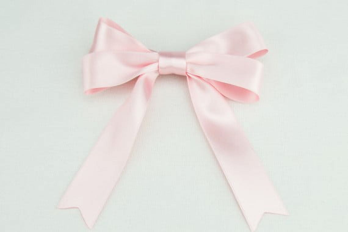 Ribbon Bazaar Luxious Satin 2 inch Powder Pink 25 yards 100% Polyester ...