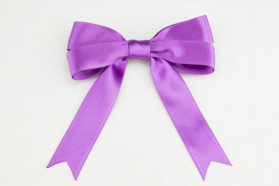 Ribbon Bazaar Luxious Satin 5/8 inch Grape 25 yards 100% Polyester ...
