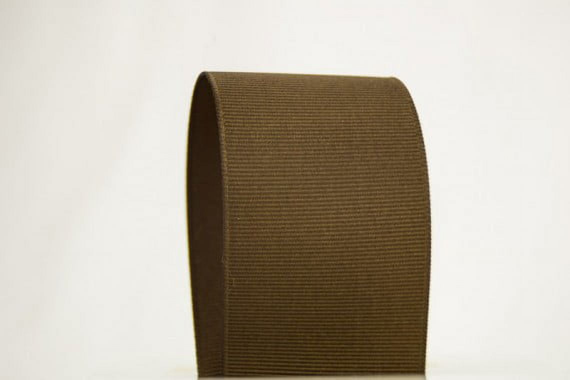 Ribbon Bazaar Solid Grosgrain Ribbon 1/4 inch Chocolate Brown 50 yards ...