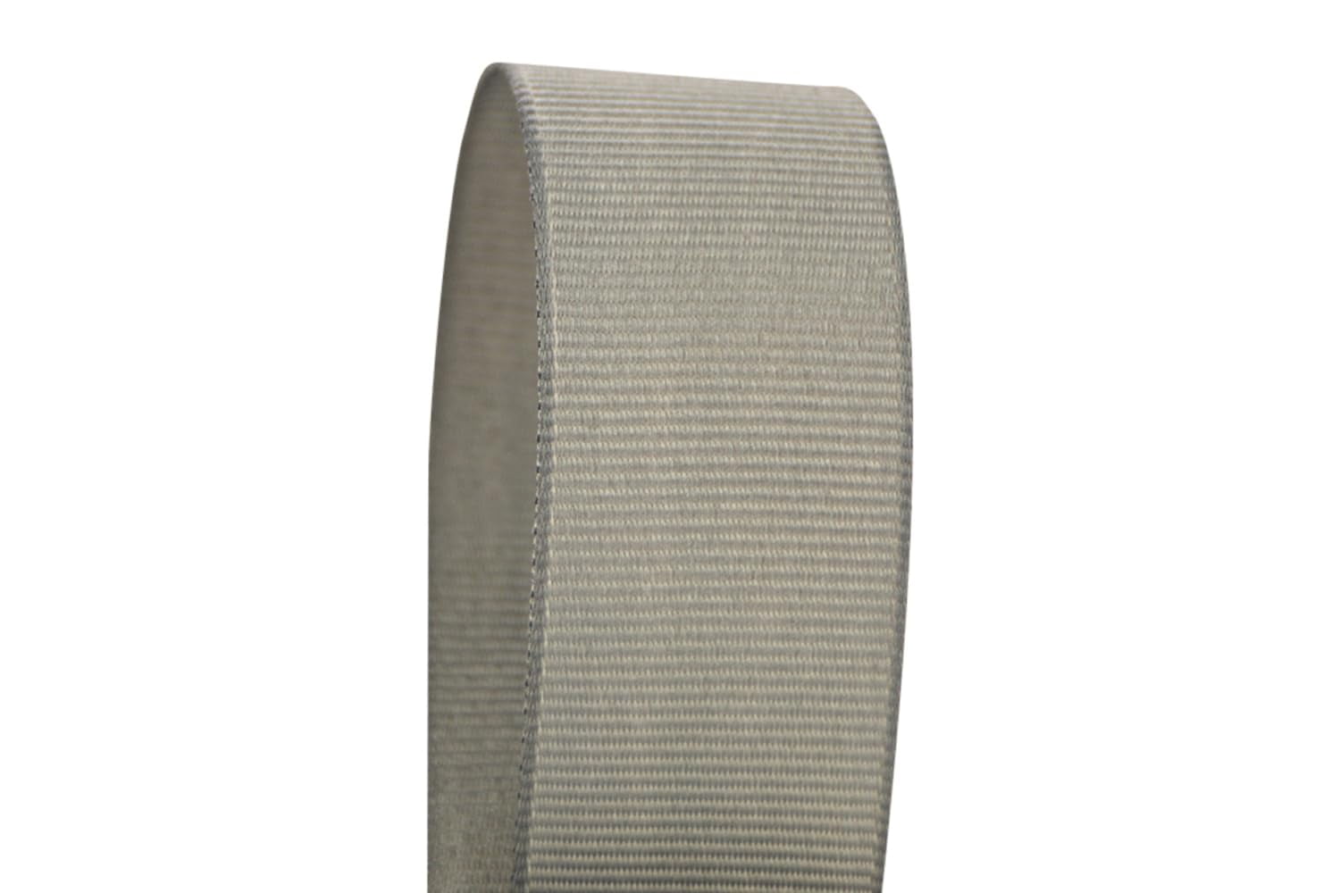 Ribbon Bazaar Solid Grosgrain Ribbon 7/8 inch Metal Gray 50 yards 100% ...