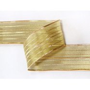 Jam Wire Edged Ribbon, 1 In X 3 Yards, Gold, 1/Pack - Walmart.com