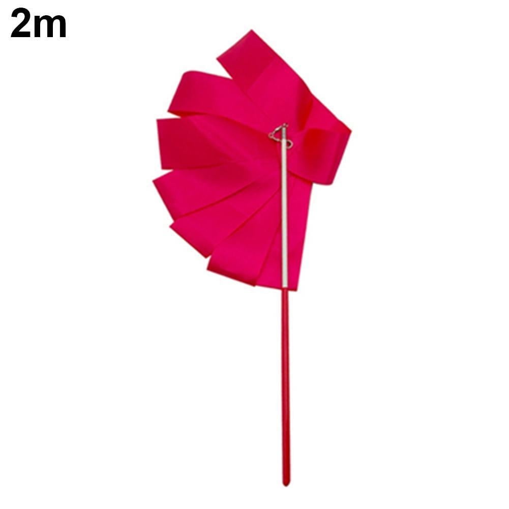 Ribbon Dance Streamer - 2m Rhythmic Gymnastic Baton Rod, Colorful ...