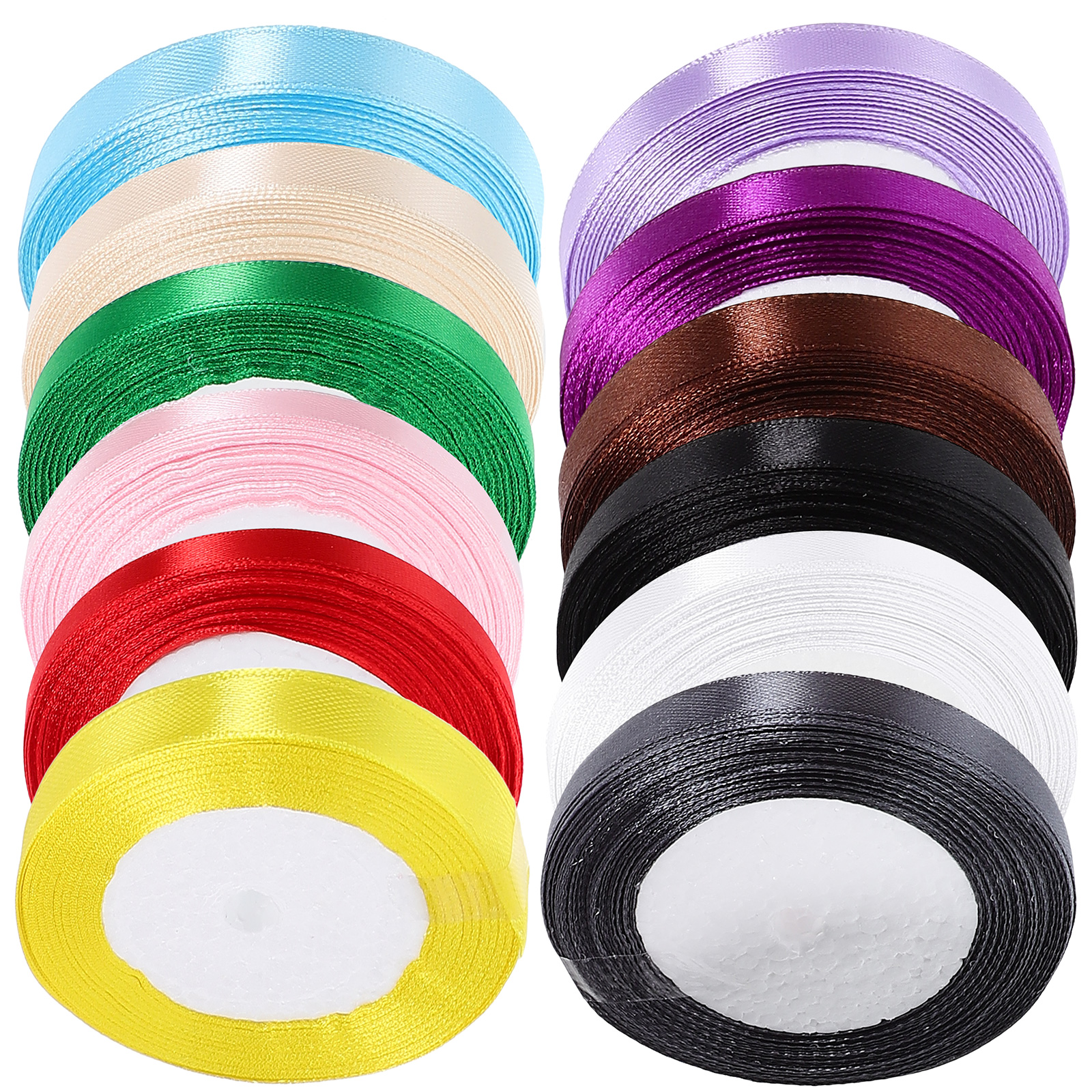 Ribbon Double Sided Christmas Tree Decor Hair Clops Banquet Wrapping ...